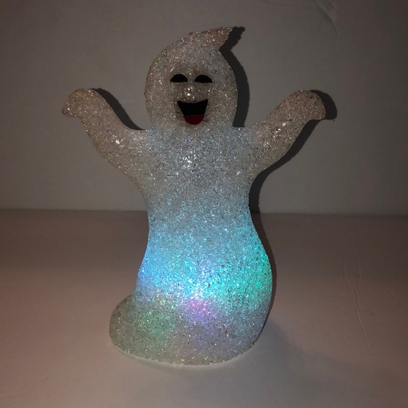Holiday | Vintage Halloween Melted Plastic Ghost With Dancing Color ...